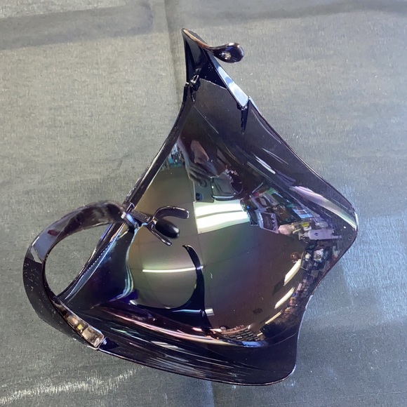 Accessories | Plastic Rainbow Metallic Face Shield Protector | Poshmark